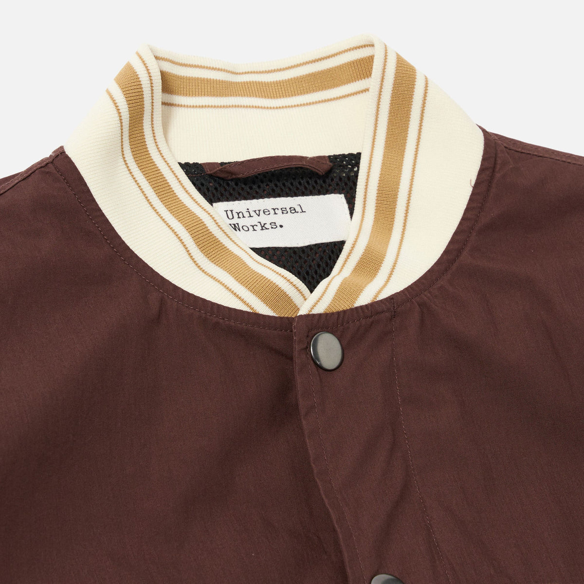 UNIVERSAL WORKS NS Bomber Jacket in Brown | Collen & Clare