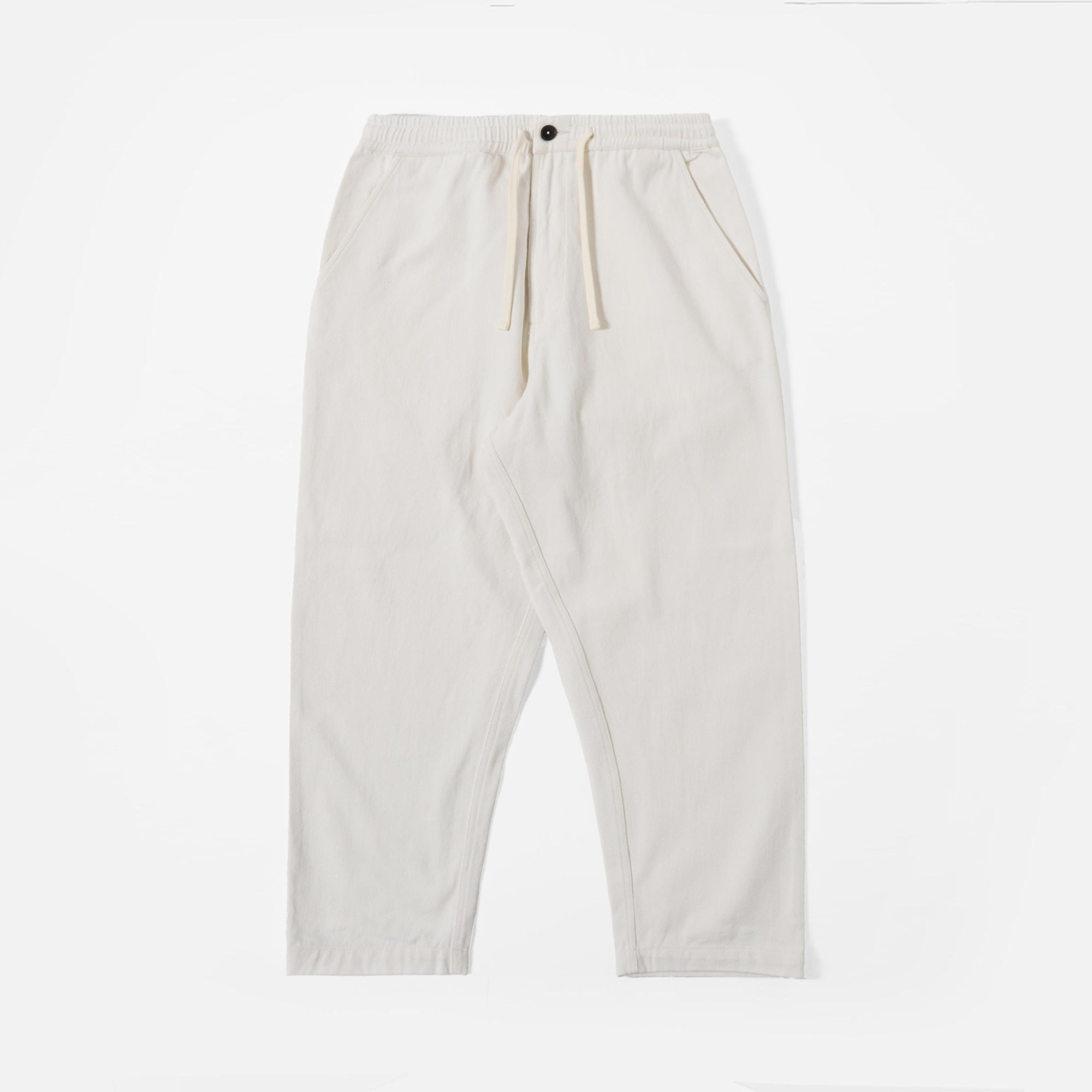 UNIVERSAL WORKS Hi Water Trouser in Ecru Neutral | Collen & Clare