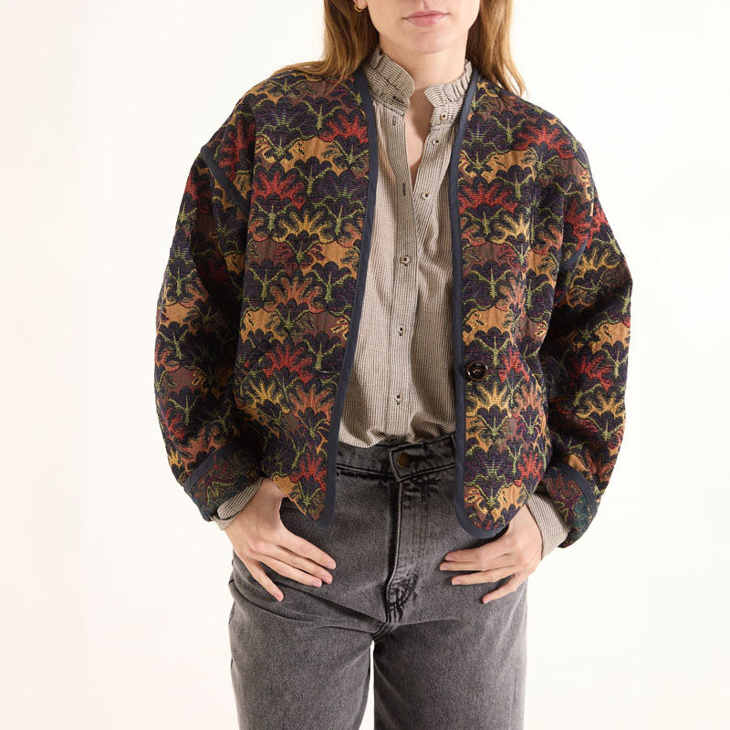 SACRECOEUR Daria Ceylon Jacquard Jacket in Multi | Collen & Clare