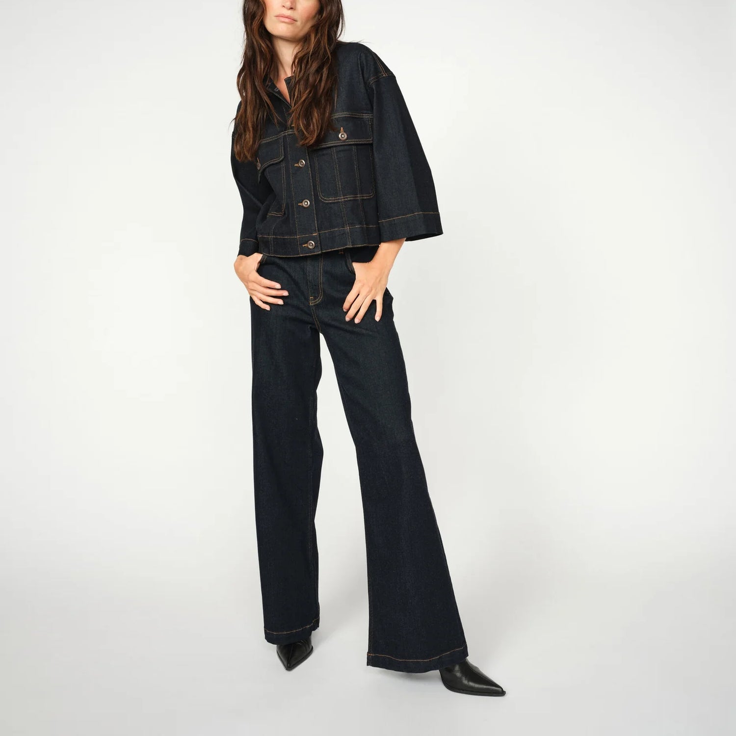 Buy MOS MOSH MMDara Deluxe Jeans in Dark Blue | Collen & Clare