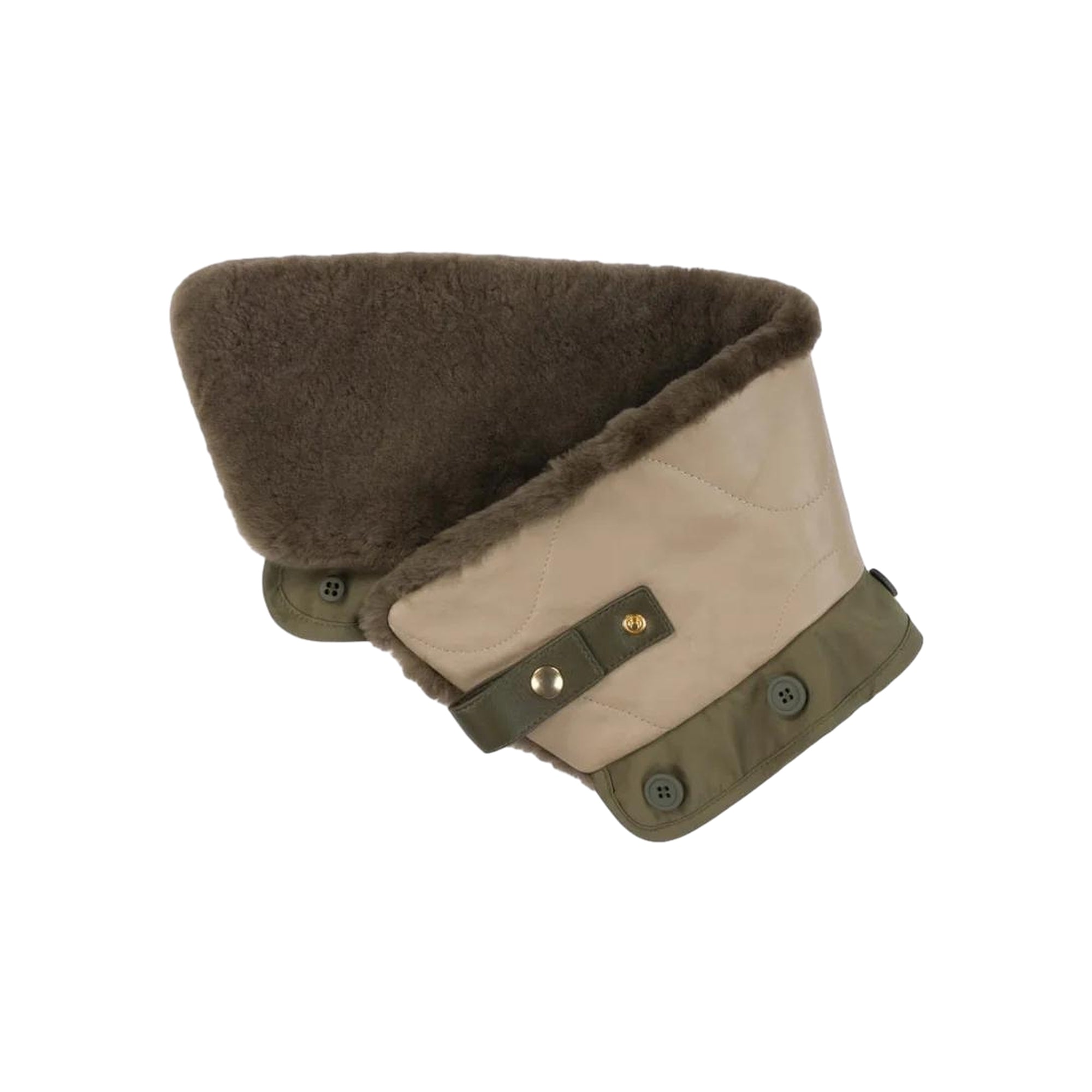 MARFA STANCE Aviator Collar in Dark Stone/Olive Green | Collen & Clare