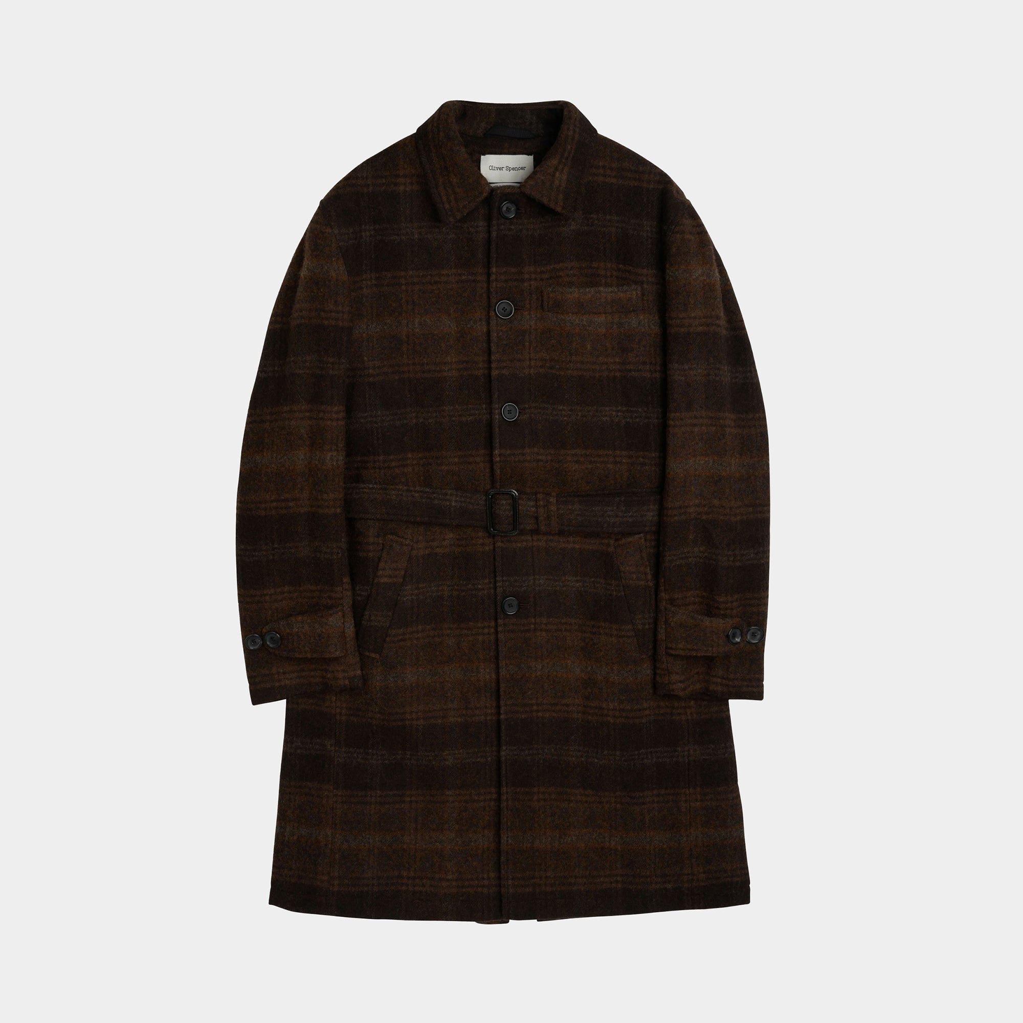 Buy OLIVER SPENCER Grandpa Coat in Staunton/Brown | Collen & Clare